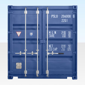 20FT SHIPPING CONTAINER (ONE TRIP) BLUE (RAL 5013) - Ft Shipping Containers